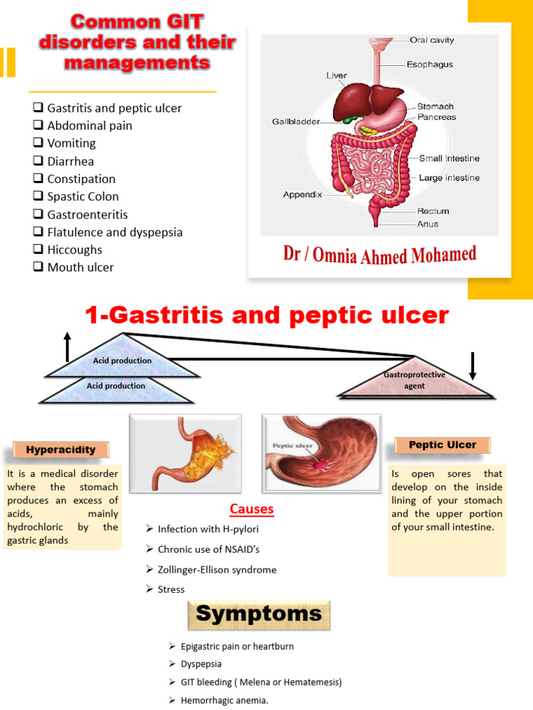 Common GIT Disorders and Treatments | PDF | Diarrhea | Digestive Diseases