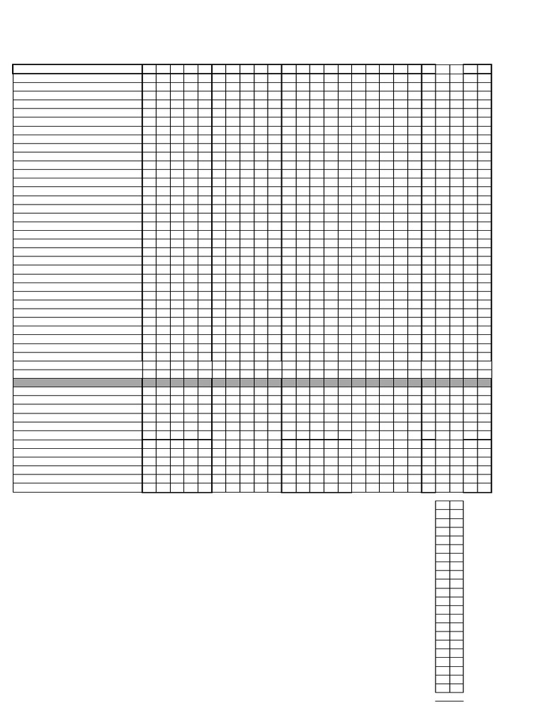 Attendance Monitoring Sheet | PDF