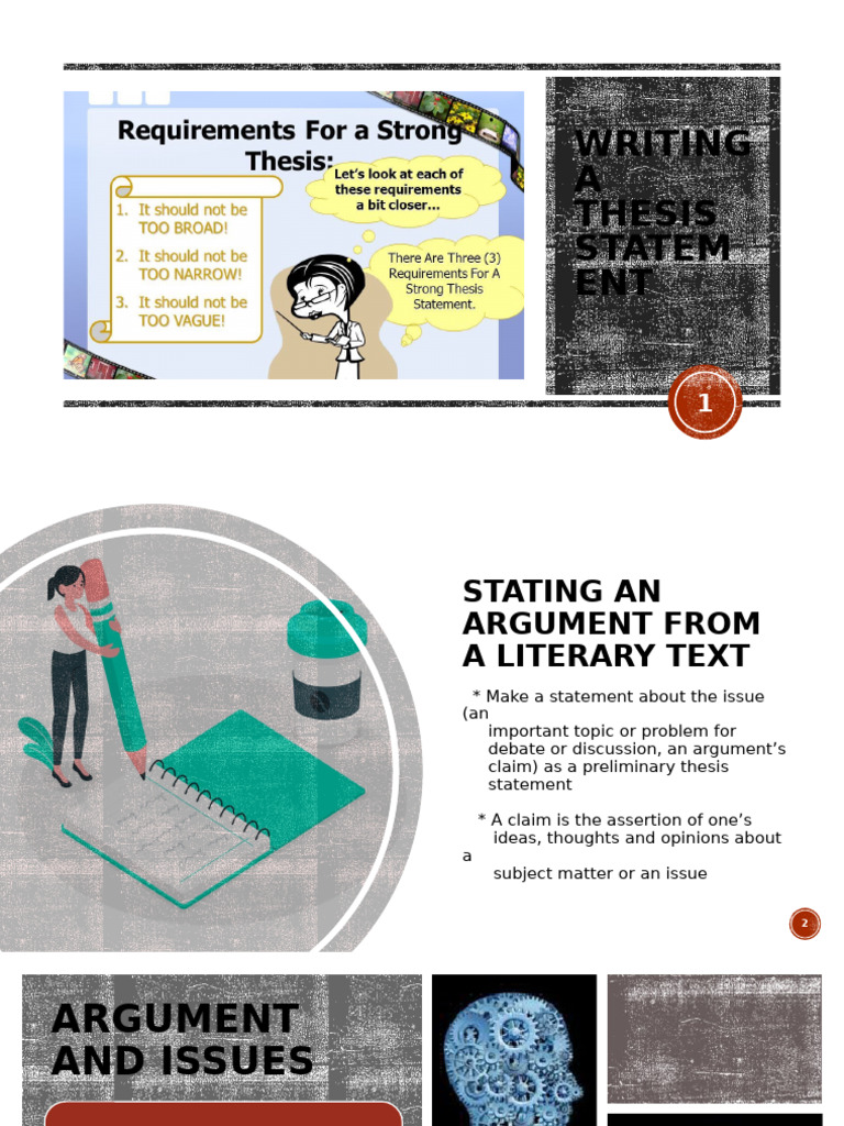 Writing A Thesis Statement | PDF | Thesis | Essays