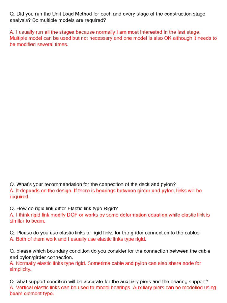 Construction Stage Analysis for Cable-Stayed Bridges | PDF | Truss | Bridge