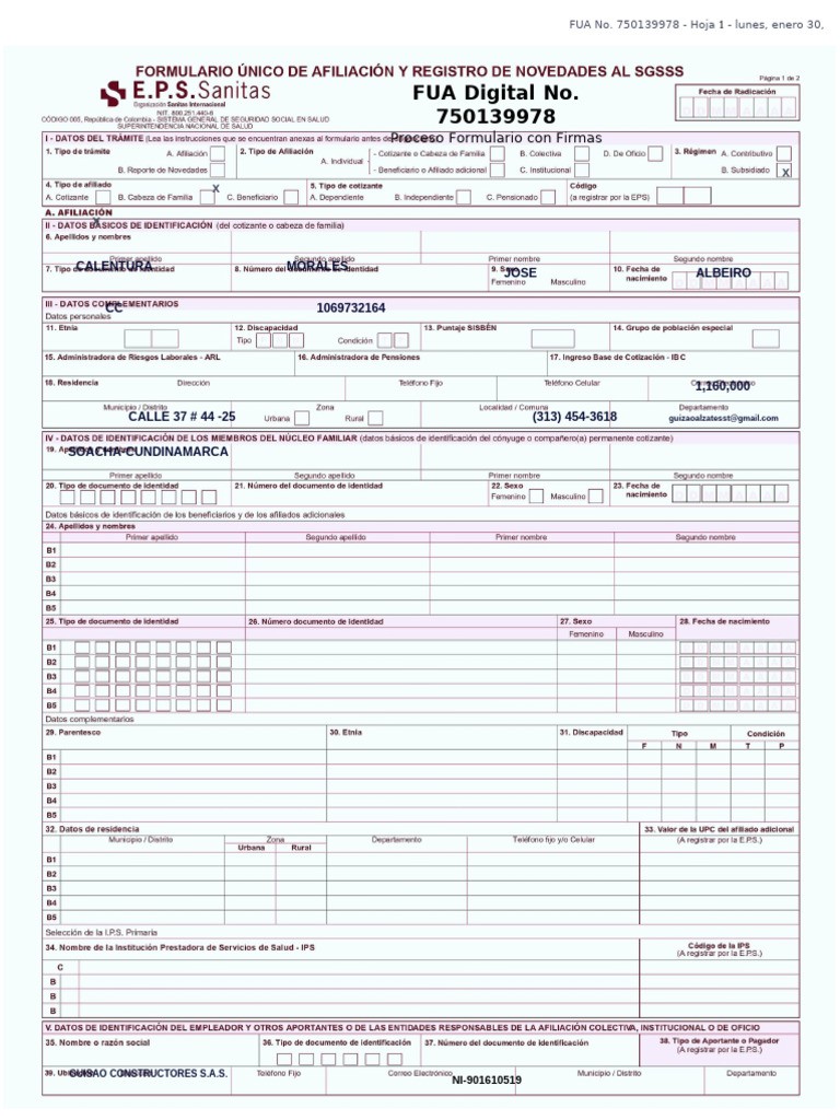 FUA - 750139978 - SIN Carta de Derechosnvcvghjklñ | PDF