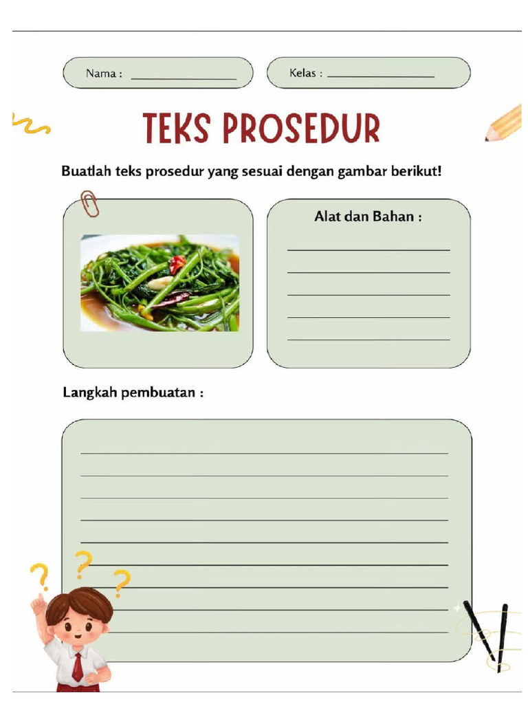 LKPD Bin Teks Prosedur | PDF