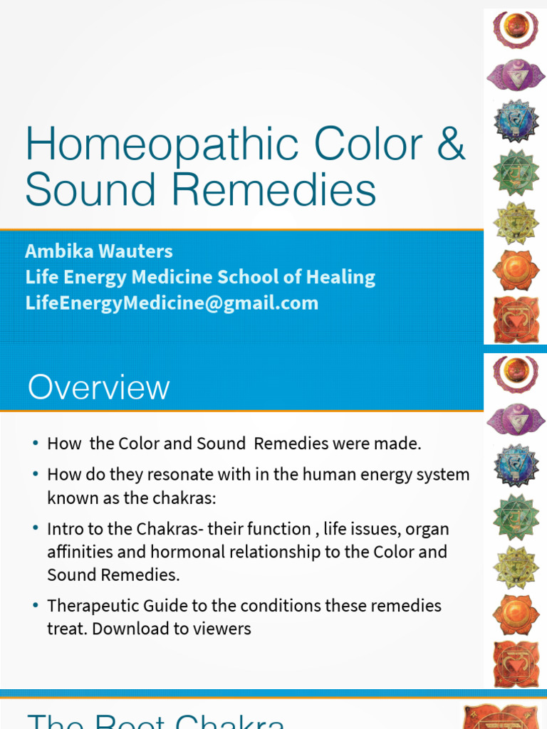 Color and Sound Remedies presentation | PDF | Love | Intuition