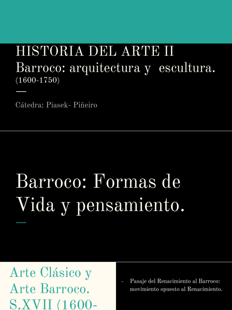 Barroco en Arquitectura YEscultura | PDF | Barroco
