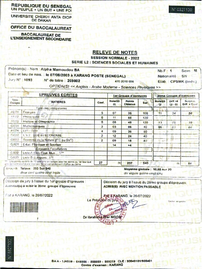 High School Transcript Pdf