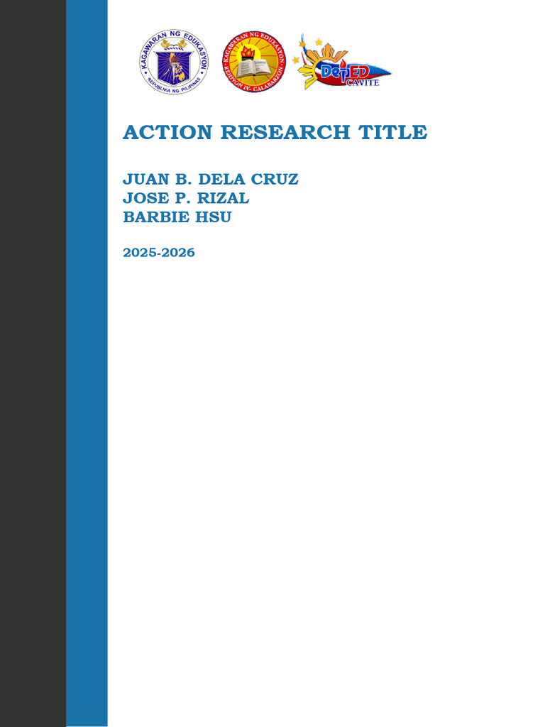 Action Research Proposal File Template | PDF