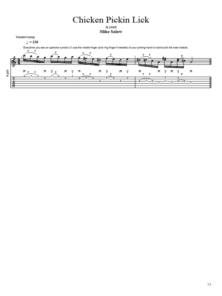 Chicken Picken Lick | PDF