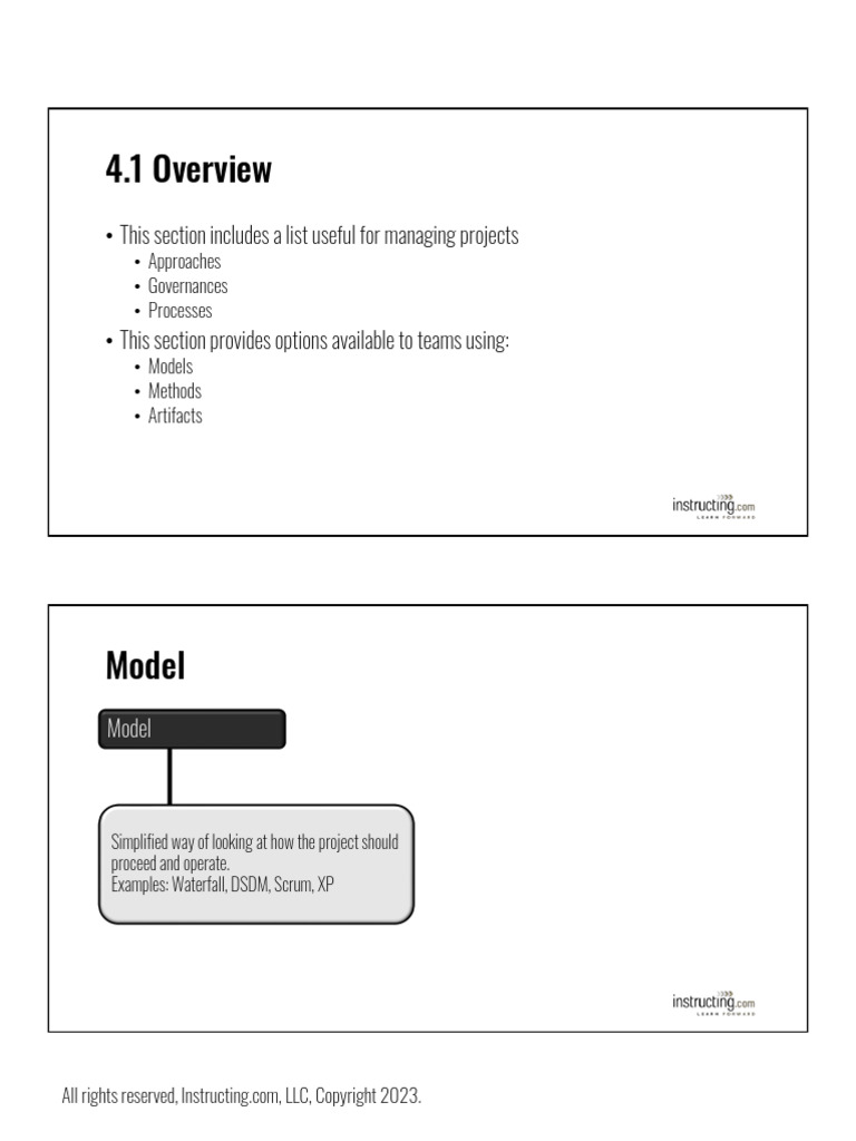 PMBOK®7_Course_SEC4_Instructing.com_2023 | PDF | Motivation | Motivational