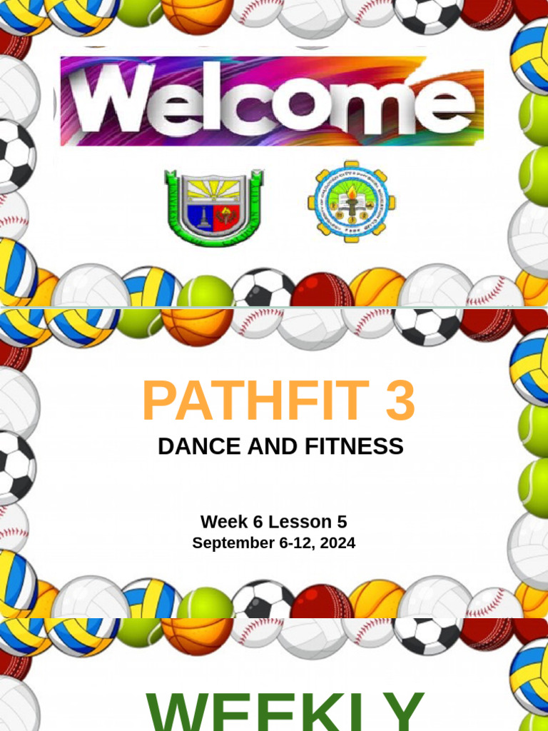 Pathfit 3 Ucc Week 6 Lesson 5 Dance and Fitness Polka Sa Nayon | PDF | Dances | Foot
