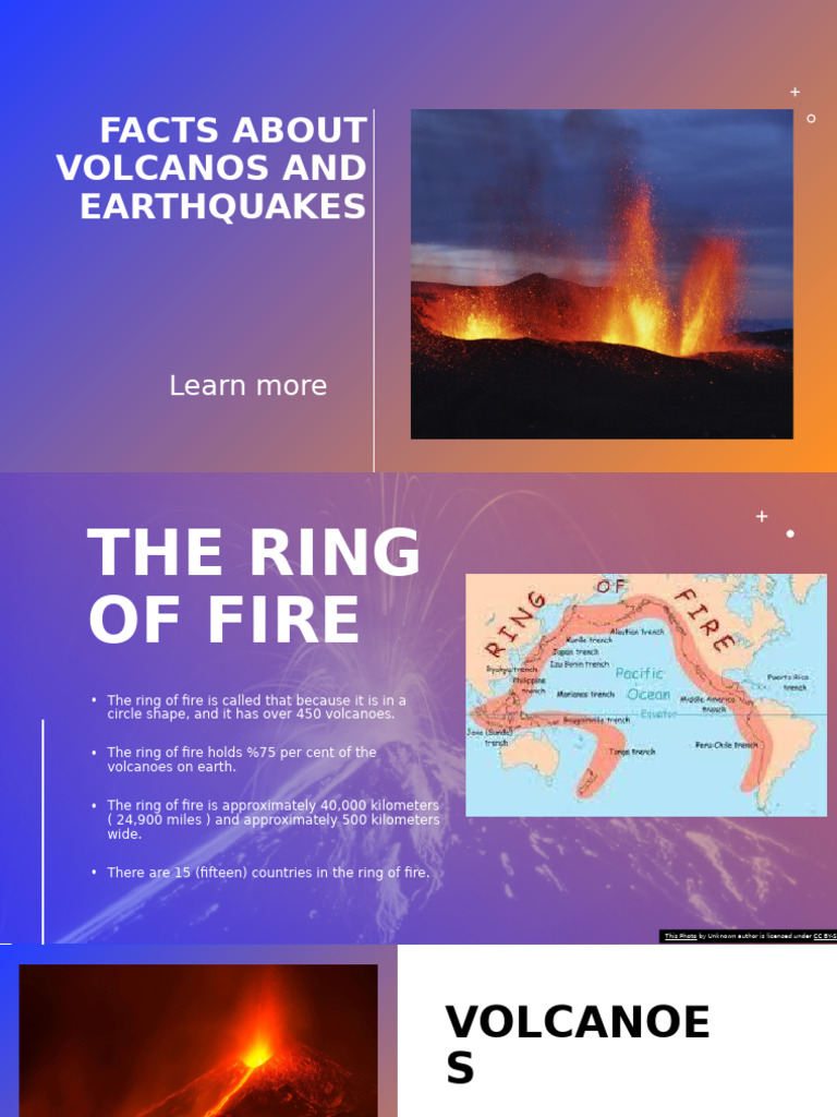 Facts About Volcanoes and Earthquakes | PDF