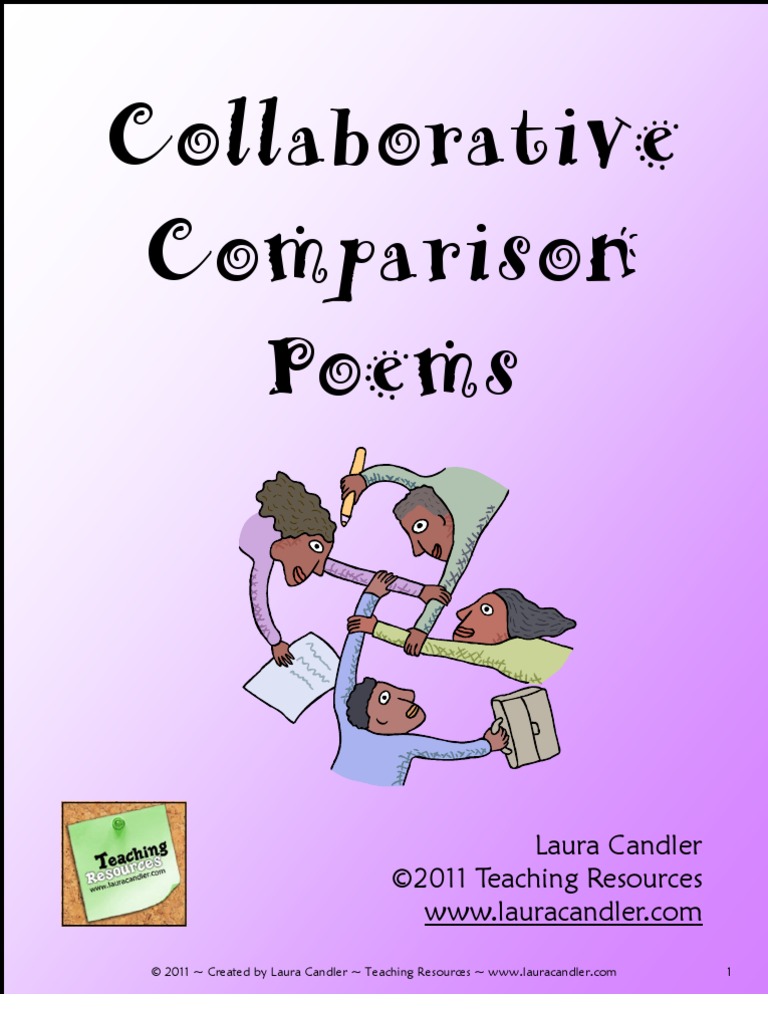 Collaborative Comparison Poems | Metaphor | Poetry