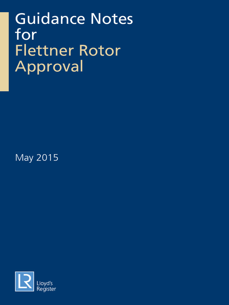 LR Guidance Notes For Flettner Rotor Approval | PDF | Ships ...