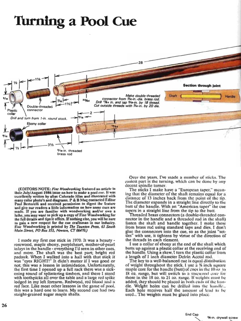 Pool Cue | Manmade Materials | Nature