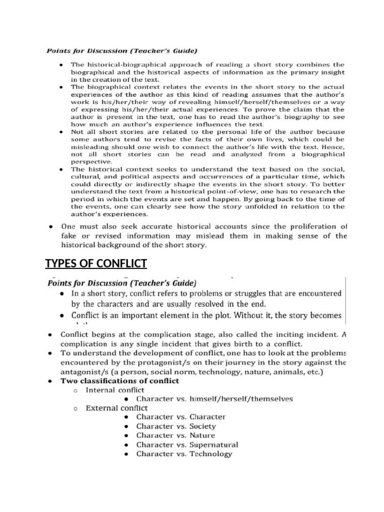 TYPES OF CONFLICT | PDF