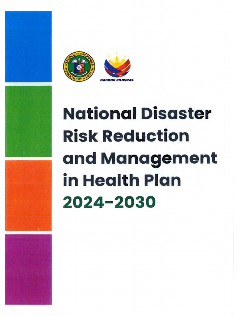 National DRRM-Health Plan 2024 2023 | PDF | Hazards | Emergency Management