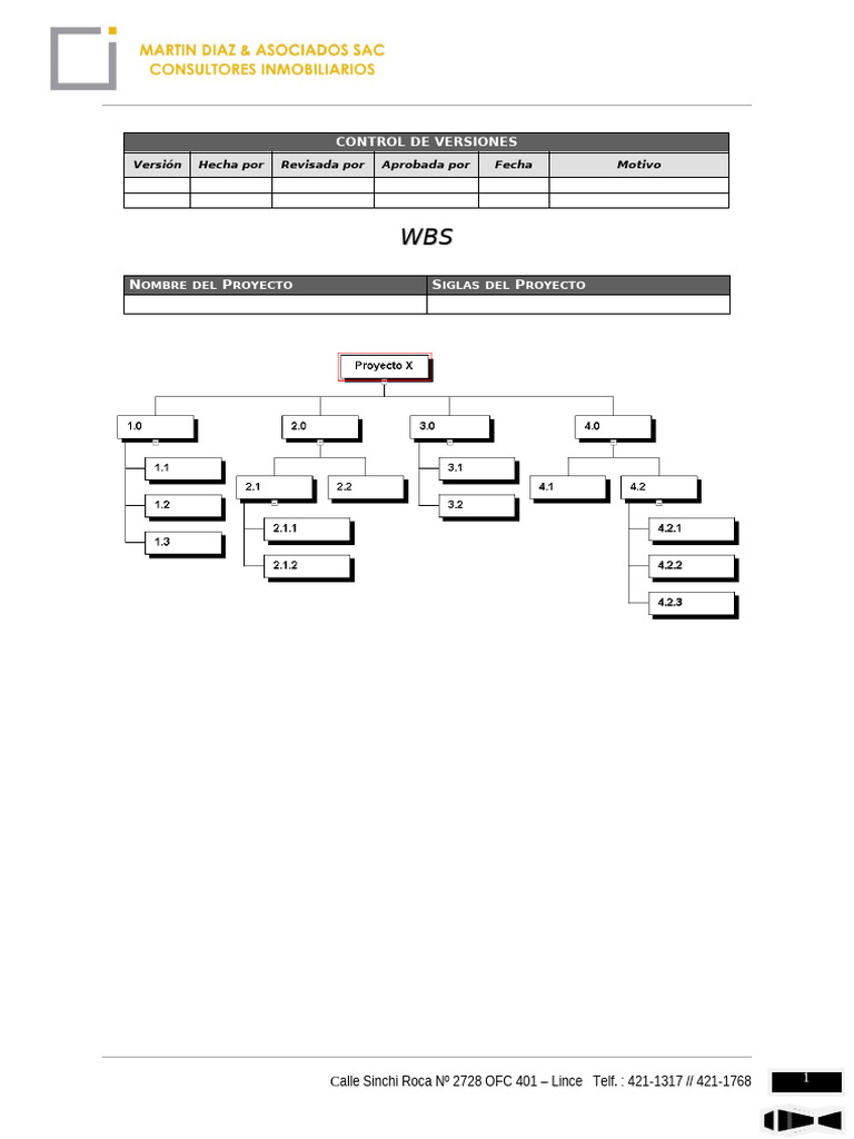 2. Alcance-WBS | PDF