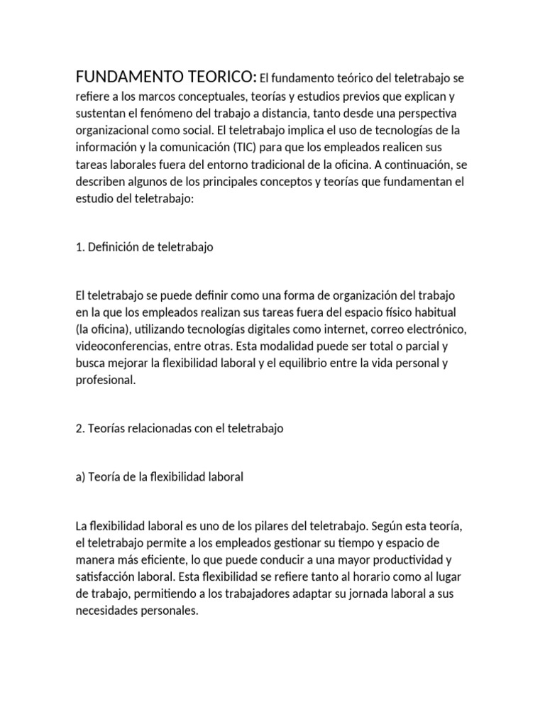 FUNDAMENTO TEORICO | PDF