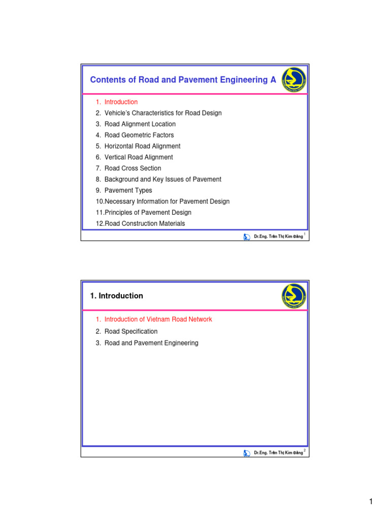 Presentation 1 | PDF | Road | Road Surface