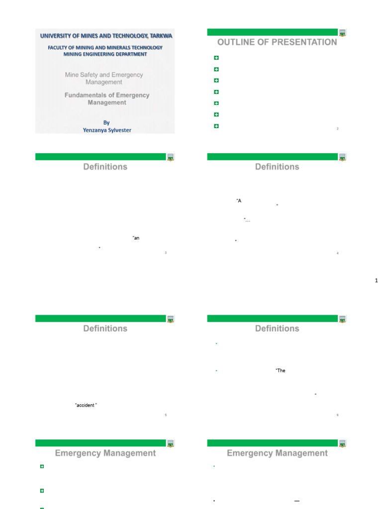 Lecture 6 Fundamentals of Emergency Management | PDF | Emergency Management | Hazards