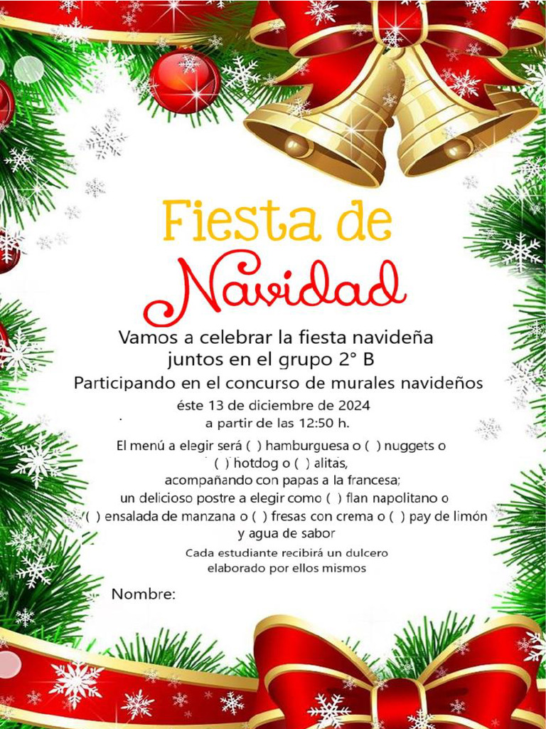 Invitacion Navideña 315 | PDF
