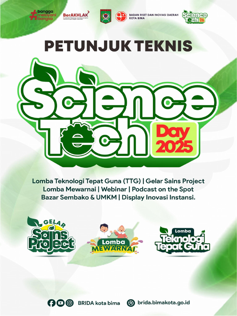 Juknis Science Tech Day 2025 Kota Bima | PDF