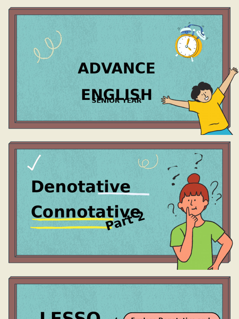 Denotative and Connotative Part2 | PDF
