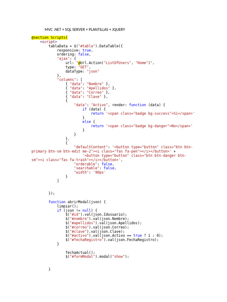 Mvc | PDF | Desarrollo web | Bibliotecas de computadoras