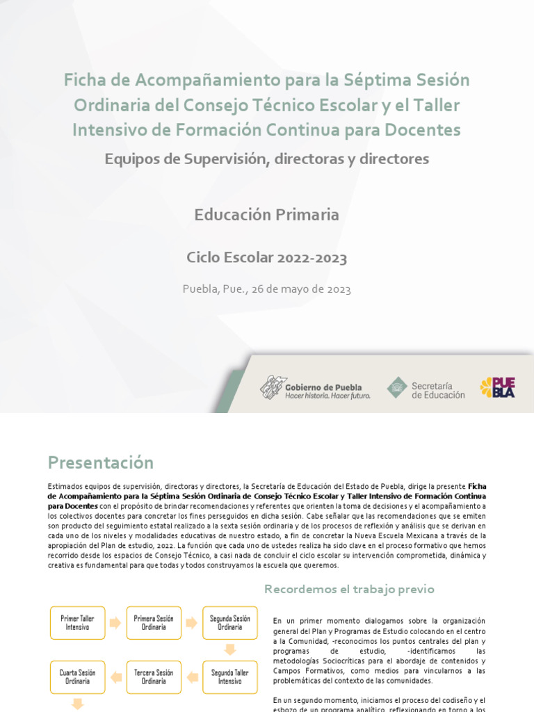 Ficha de Acompañamiento - Septima Sesión de CTE - PRIMARIA | PDF | Enseñando | Educación de la ...