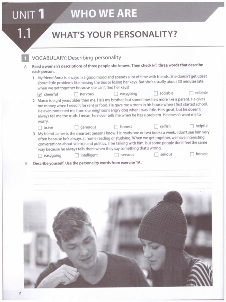 WB Lesson 1.1 B1 | PDF