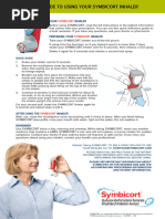 Symbicort Inhaler Usage Instructions | PDF