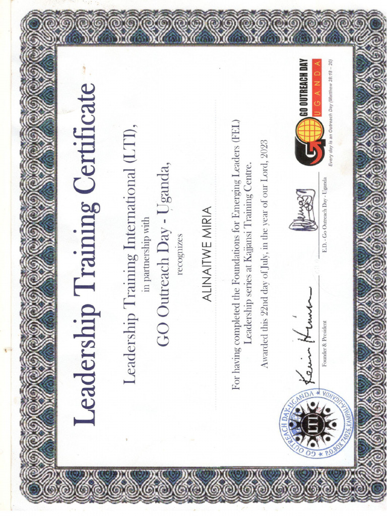 Lti Certificate | PDF
