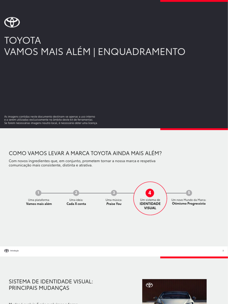 Manual de Identidade Visual Toyota | PDF | Tipografia | Design gráfico
