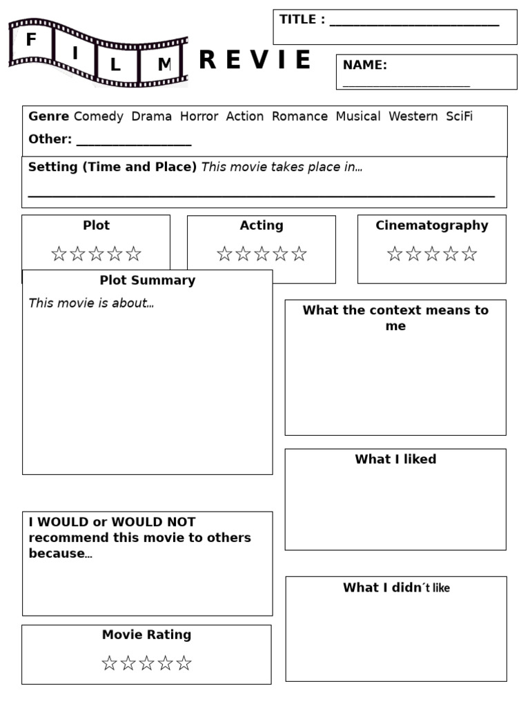 Movie Review | PDF