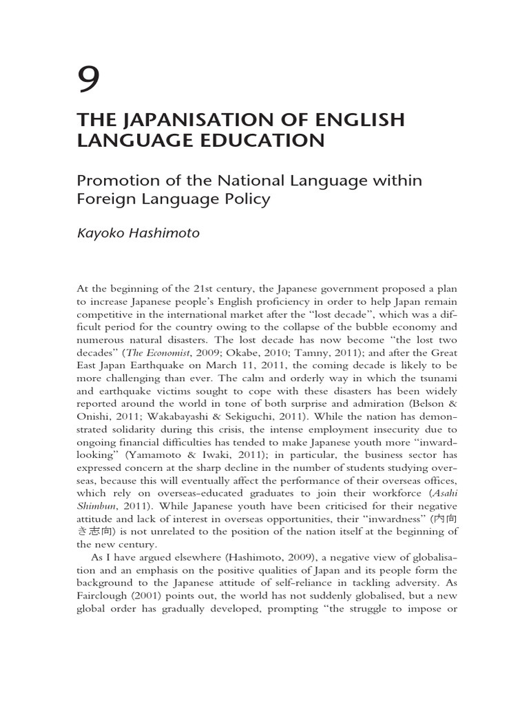 Language Policies in Education Critical Issues | PDF | English Language ...