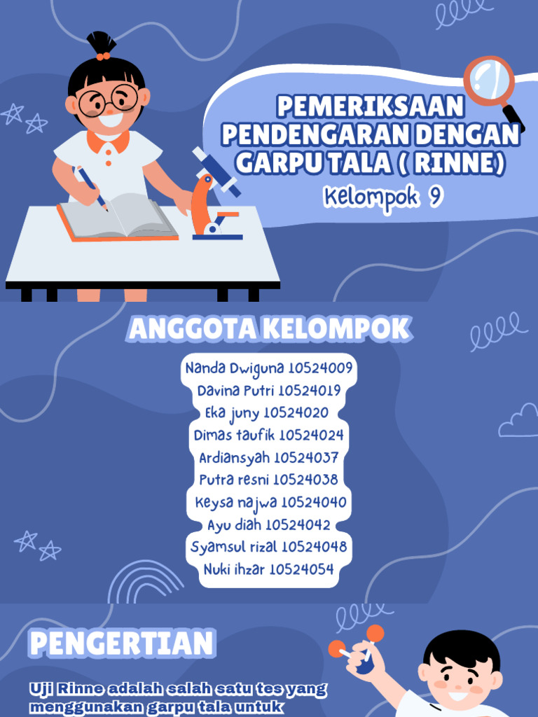 Pemeriksaan Pendengaran Dengan Garpu Tala (Rinne) | PDF