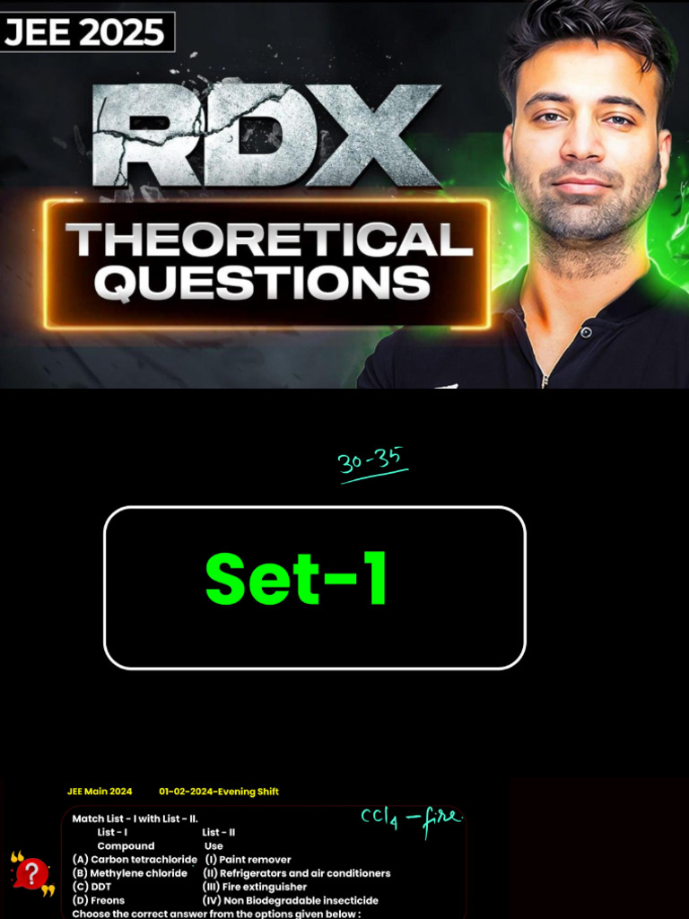 Chemistry Theoretical Questions With Set-2 | PDF