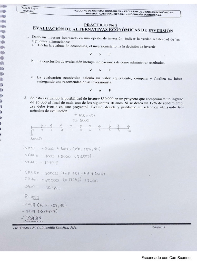 Pract 2 Mat Fin 2 | PDF