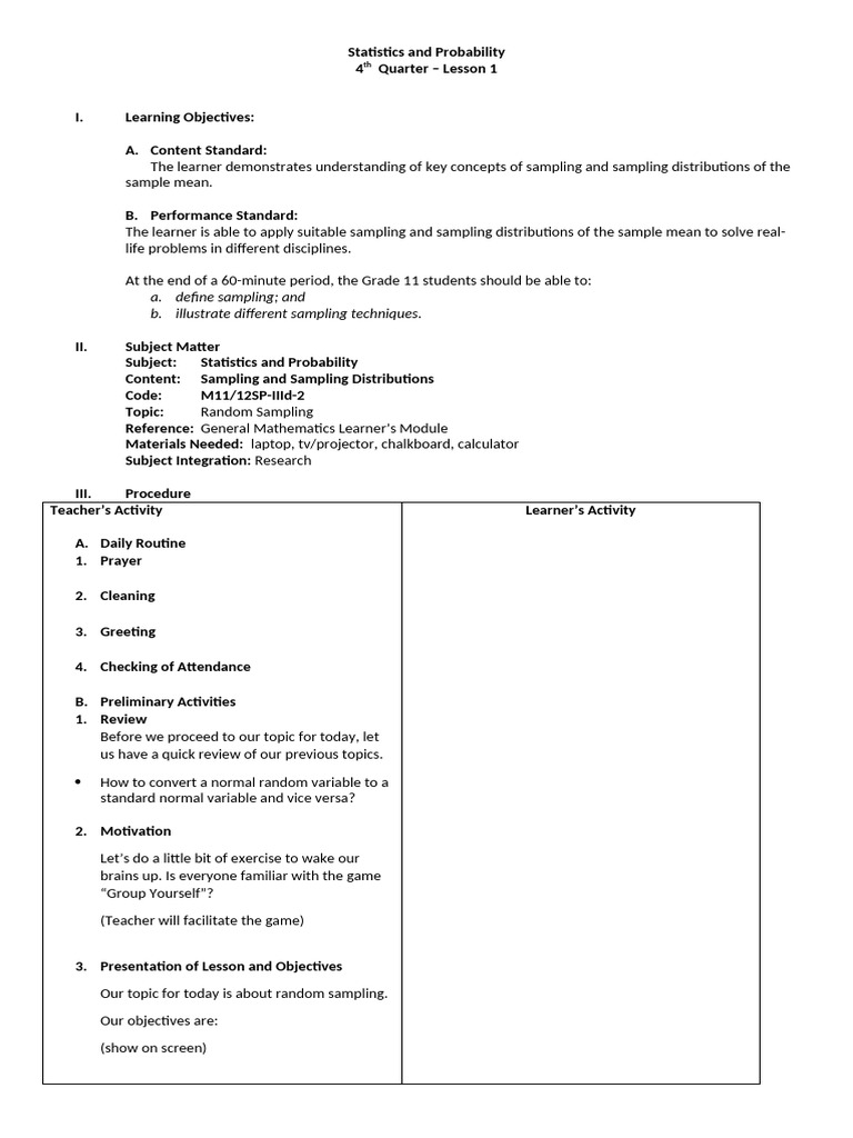 Lesson Plan Gr11GenMath FloresR | PDF | Function (Mathematics ...