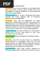 Script NG Dula-Dulaan | PDF