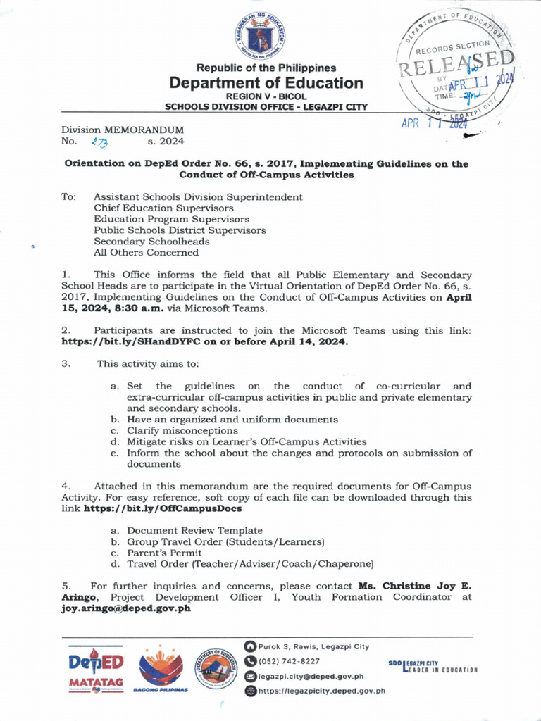 Off-Campus Docs. | PDF