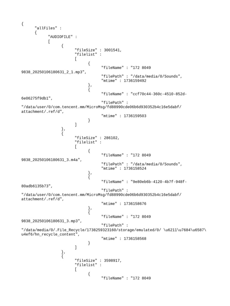Media File List Overview | PDF | Filename | Software