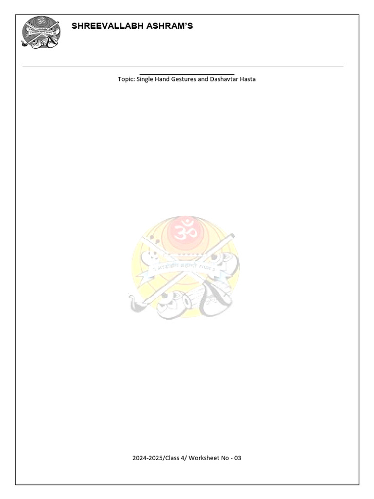 STD 4 Worksheet 3answersheet | PDF | Hindu Deities | Vaishnavism