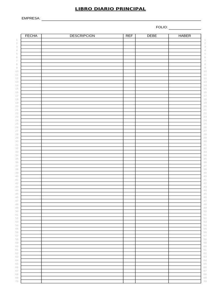 Registro Contable: Libro Diario y Mayor | PDF