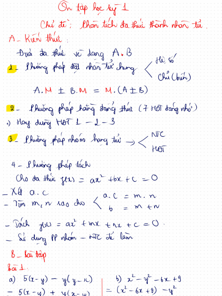 D NG 1. Phân Tích Thành Nhân T | PDF