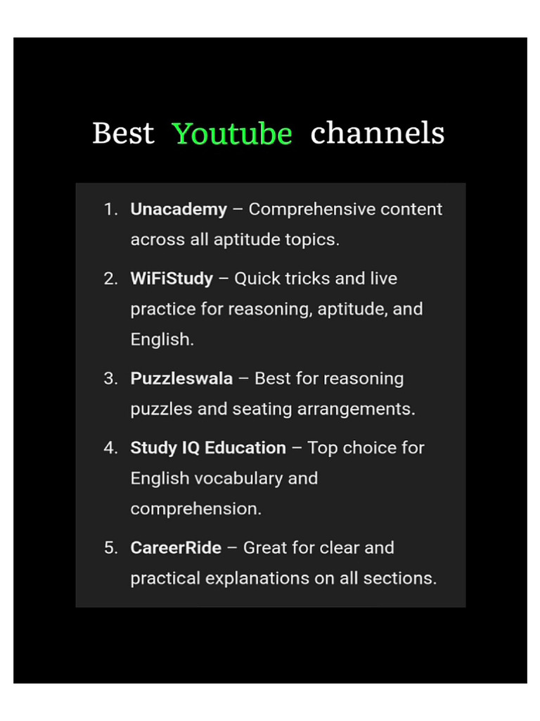 Top Aptitude Resources | PDF