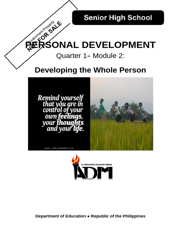 PersonalDevelopment Q1 Mod-2 Developing-the-Whole-Person v5 | PDF ...