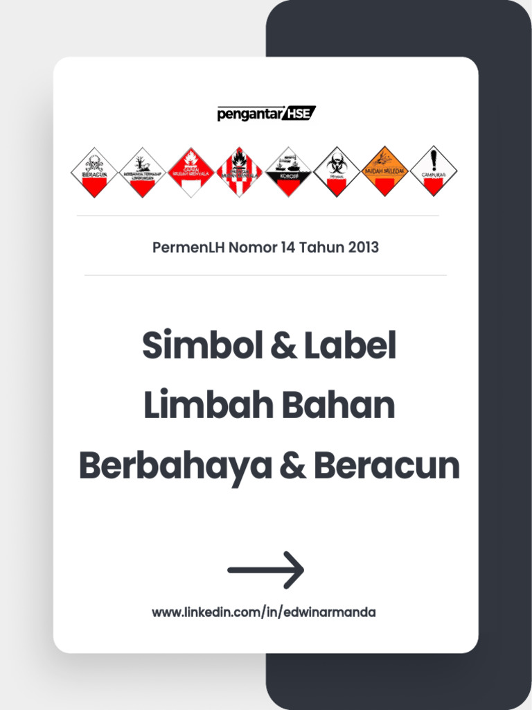Simbol dan Label Limbah B3 2013 | PDF