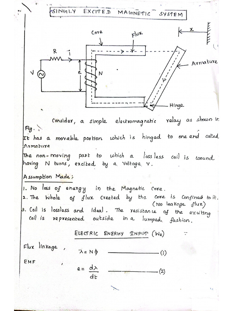 EE3303-Electrical Machines 1 | PDF