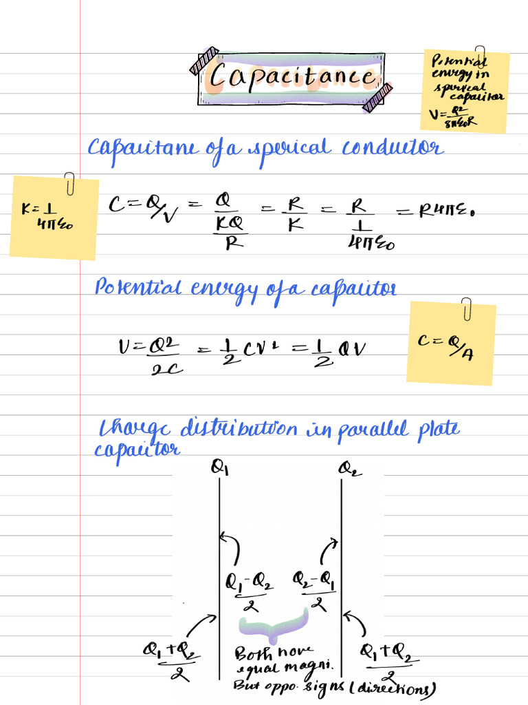 Capacitance | PDF