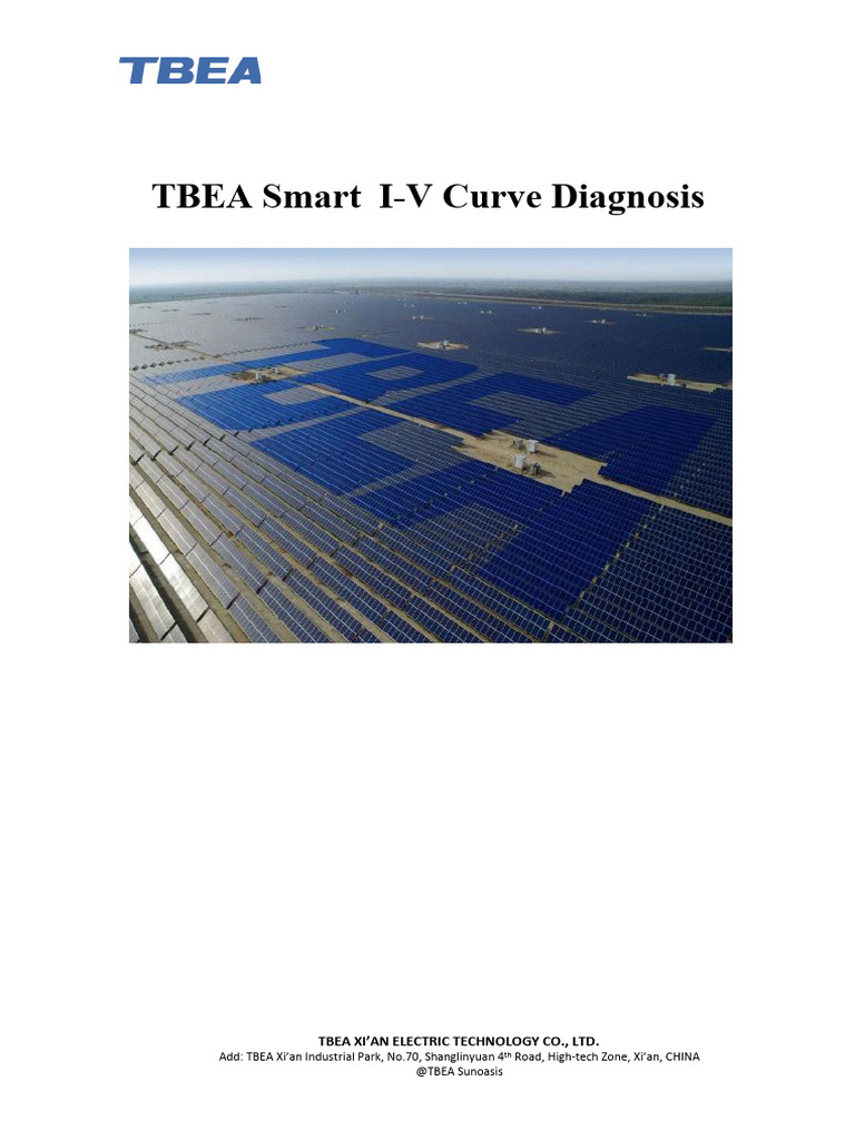 IV Curve Diagnosis Introduction | PDF | Solar Panel | Power Inverter